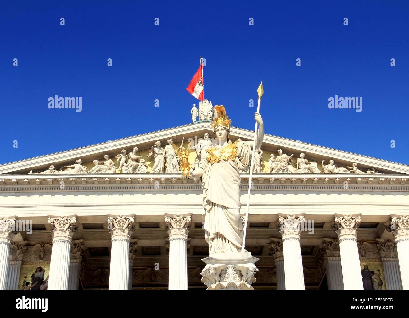 Austrian Parliament in Vienna, Austria Stock Photo - Alamy
