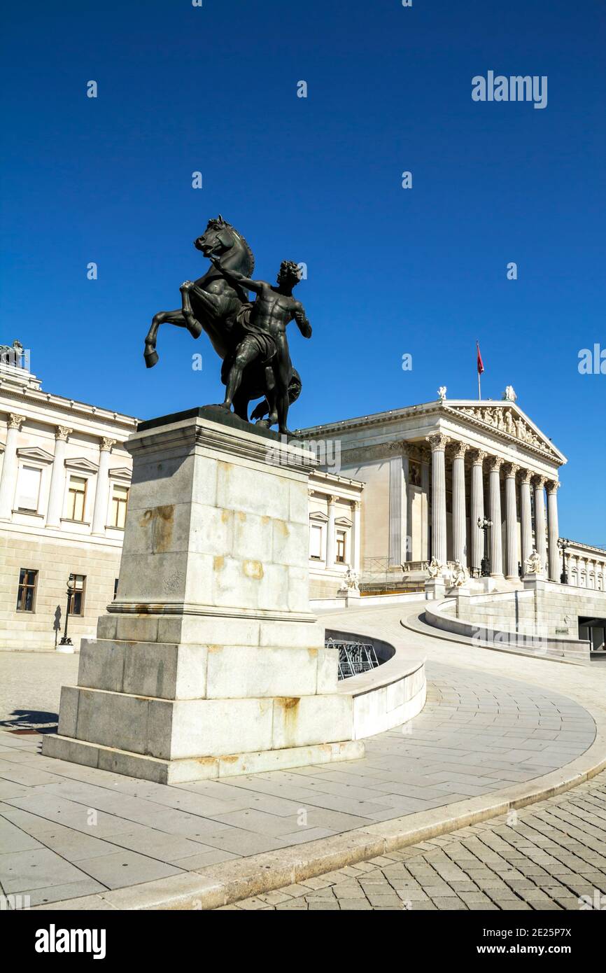 Austrian Parliament in Vienna, Austria Stock Photo - Alamy
