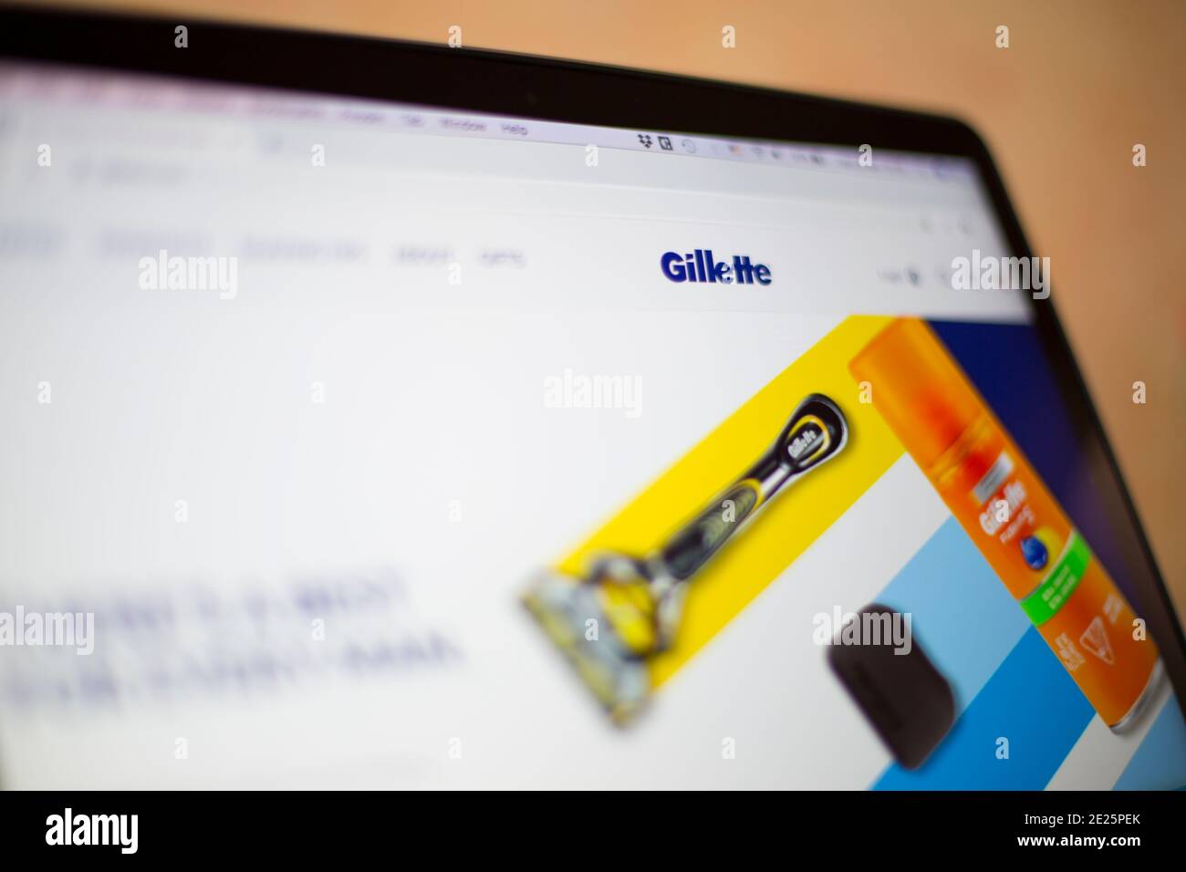 Gillette sign hi-res stock photography and images - Alamy