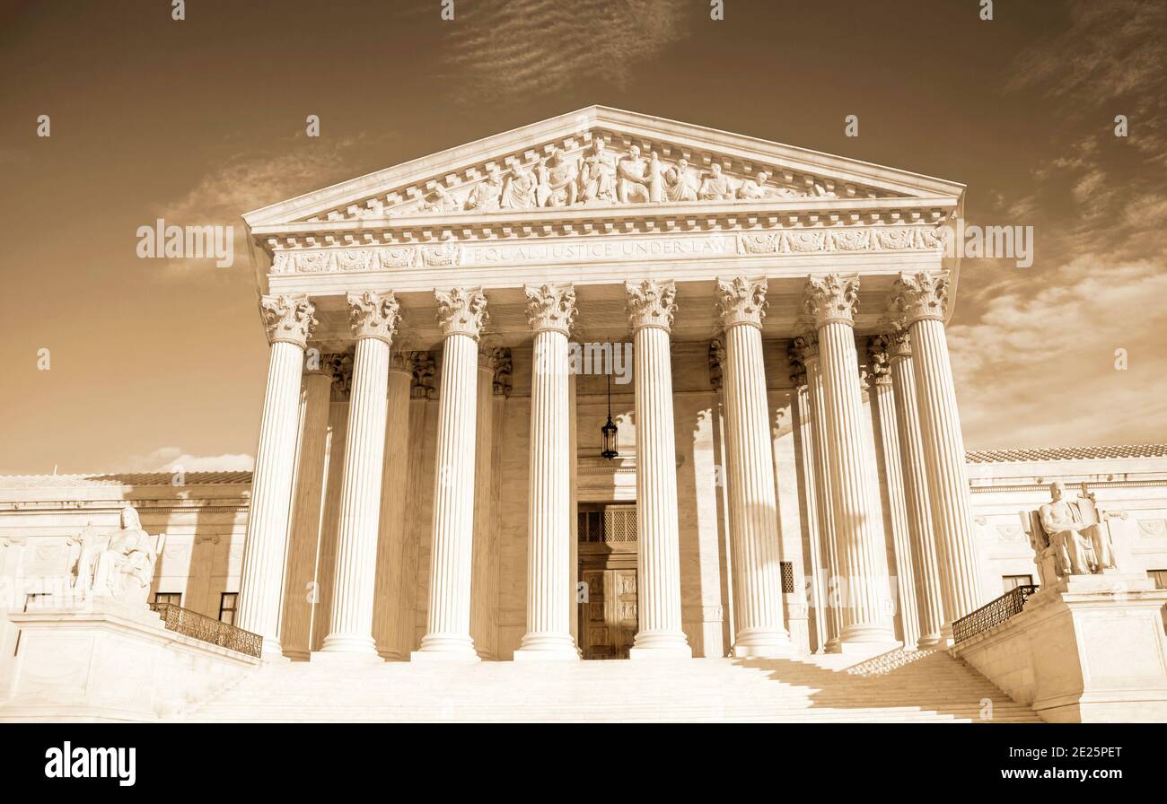 Supreme Court building in Washington, DC Stock Photo - Alamy