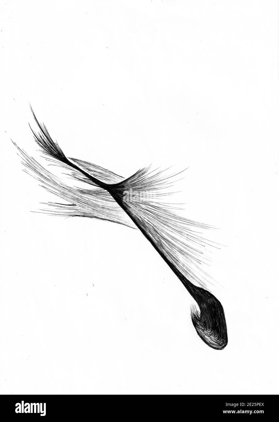 Cape Town South Africa - 13-08-2019 Ink style Illustration. Line of ...