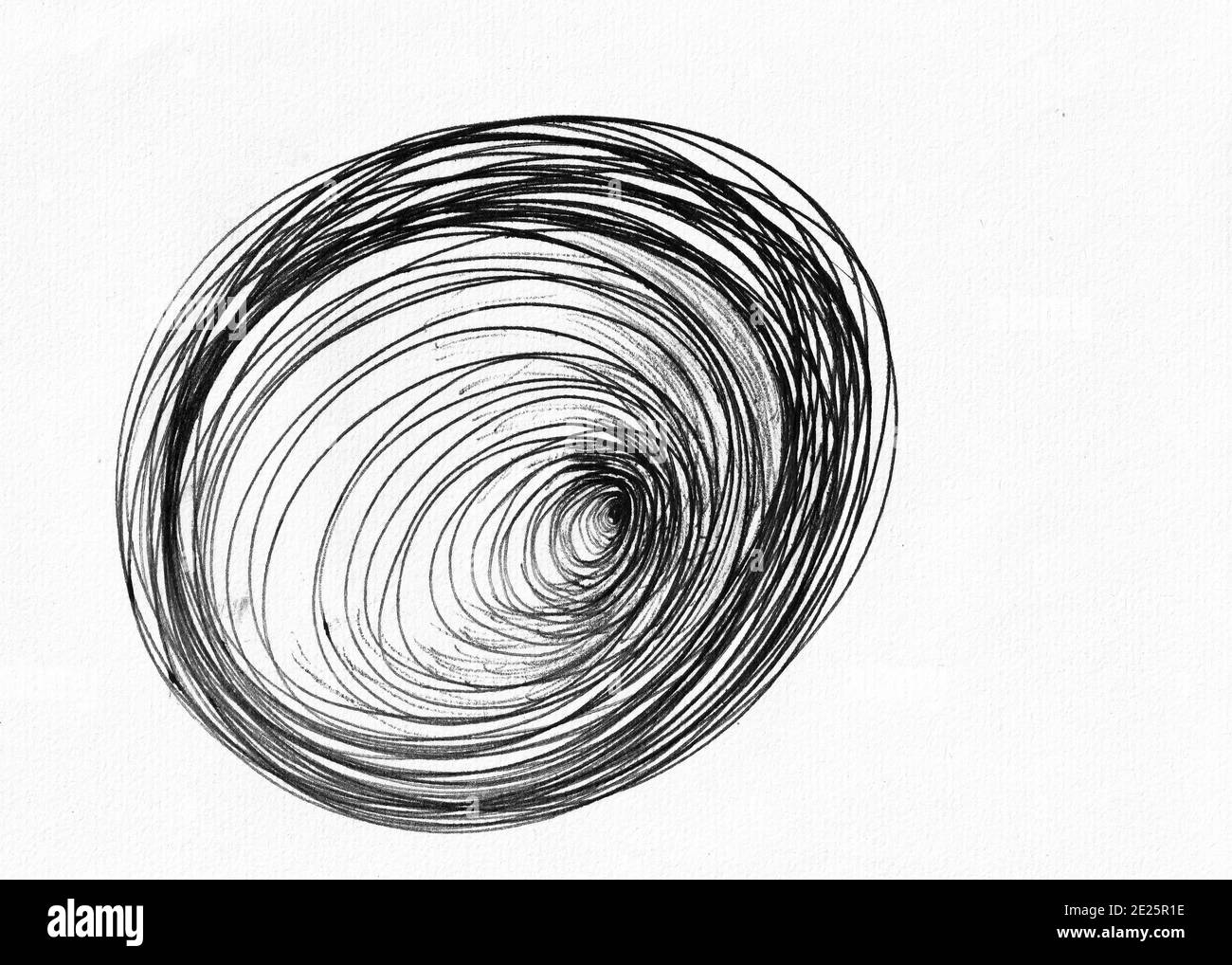 Cape Town South Africa - 13-08-2019 Ink style Illustration. Abstract ...