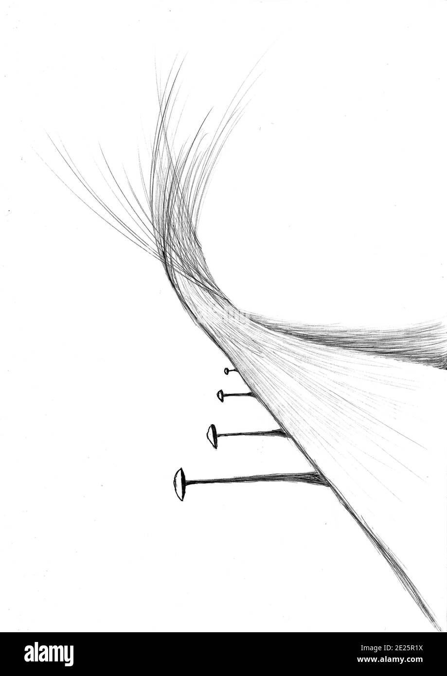 Cape Town South Africa - 13-08-2019 Ink style Illustration. Winding ...