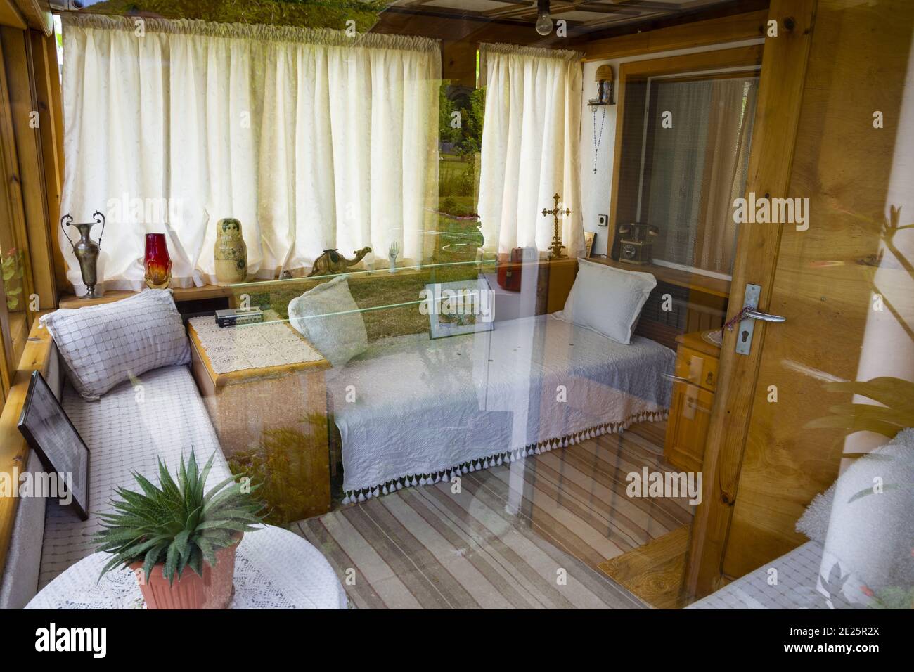 Baba Vanga's prophet house interior. The famous place where the ...