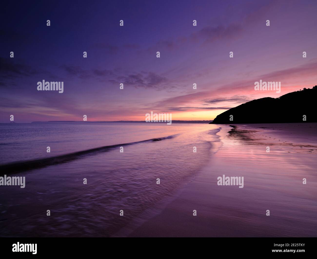 Sunrise Carbis Bay Beach Penwith Cornwall Edge of the Land Carbis Bay ...