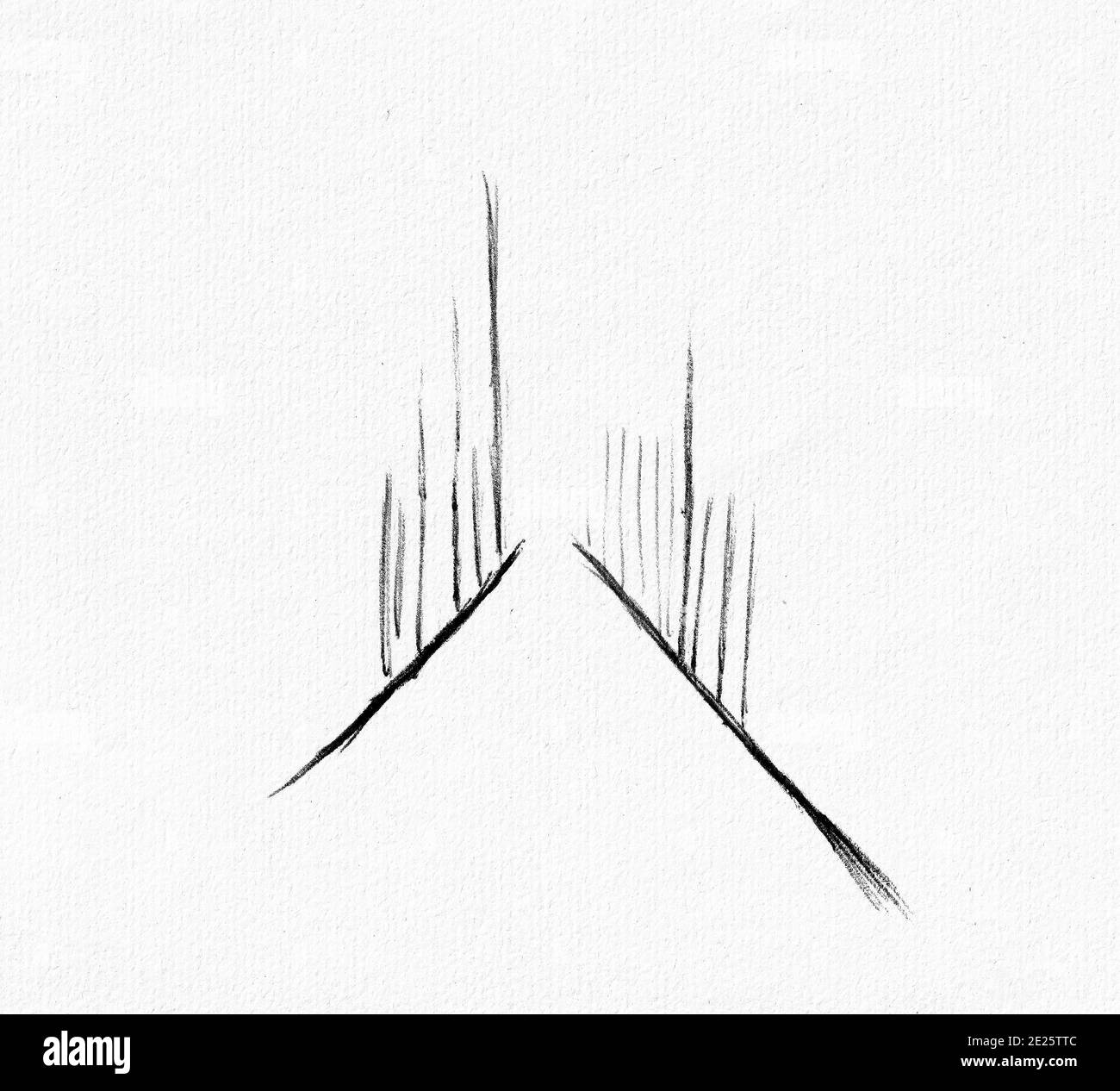 Cape Town South Africa - 13-08-2019 Ink style Illustration. Thought ...