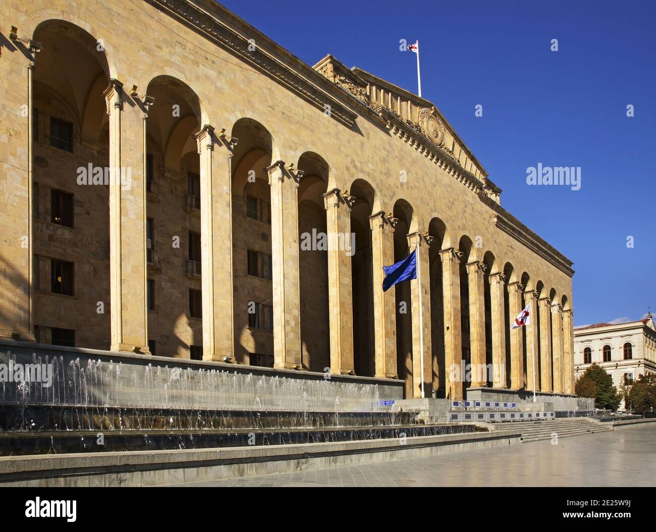 Old Parliament building in Tbilisi. Georgia Stock Photo - Alamy