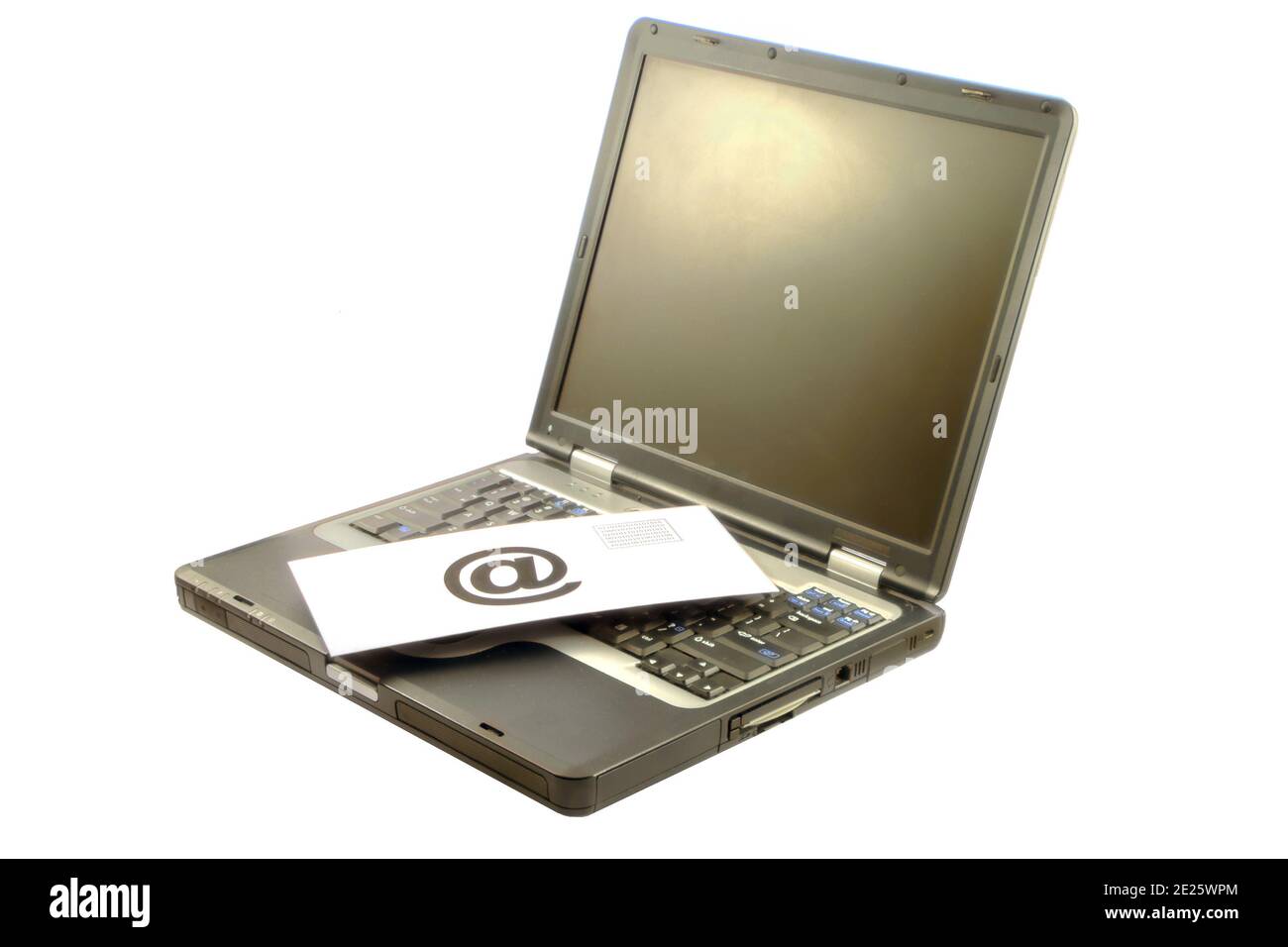 E-mail on a computer, symbol of electronic communication Stock Photo ...