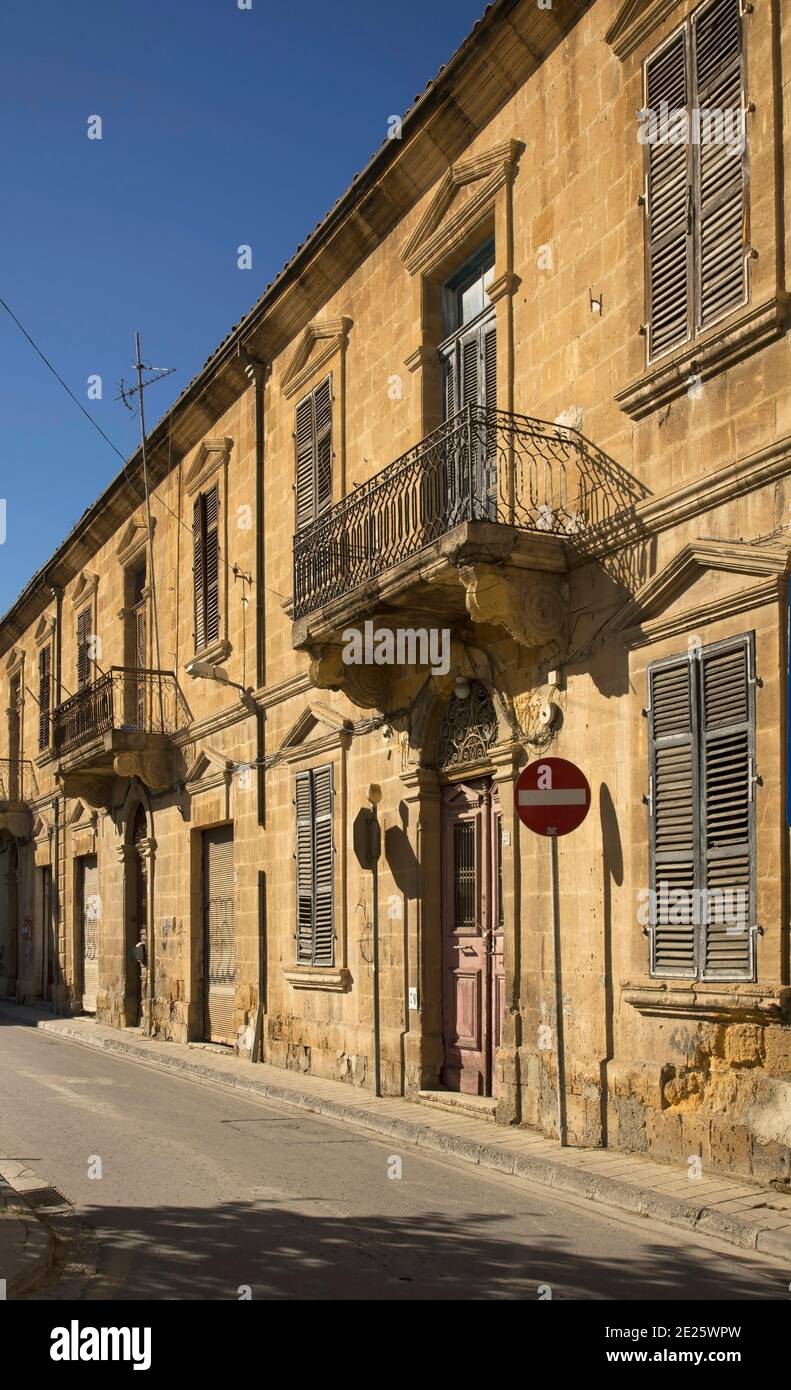 Street at historical district of Nicosia. Cyprus Stock Photo - Alamy