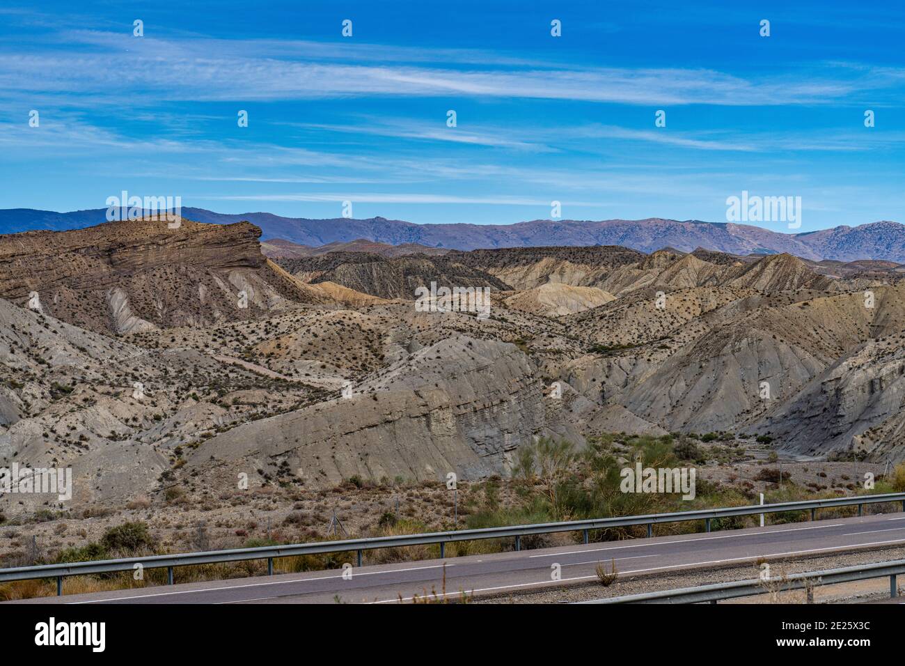 Tabernas desert, Desierto de Tabernas. Europe only desert. Almeria ...