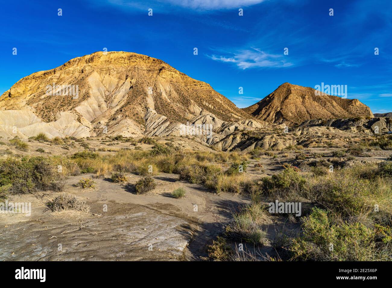 Tabernas desert, Desierto de Tabernas. Europe only desert. Almeria ...