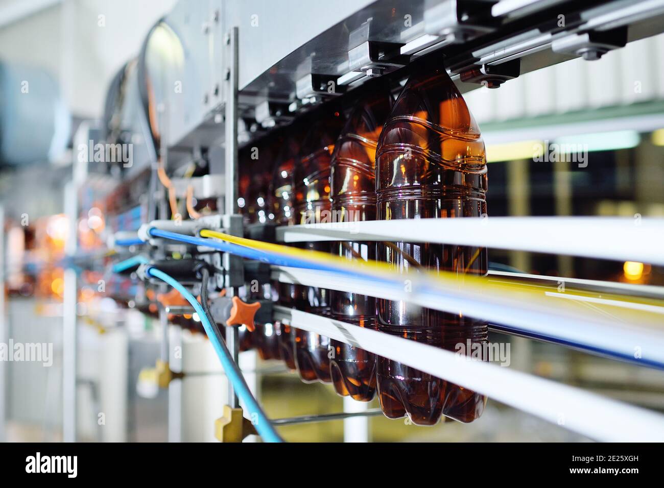 Industrial production of plastic bottles for low-alcohol beverages ...