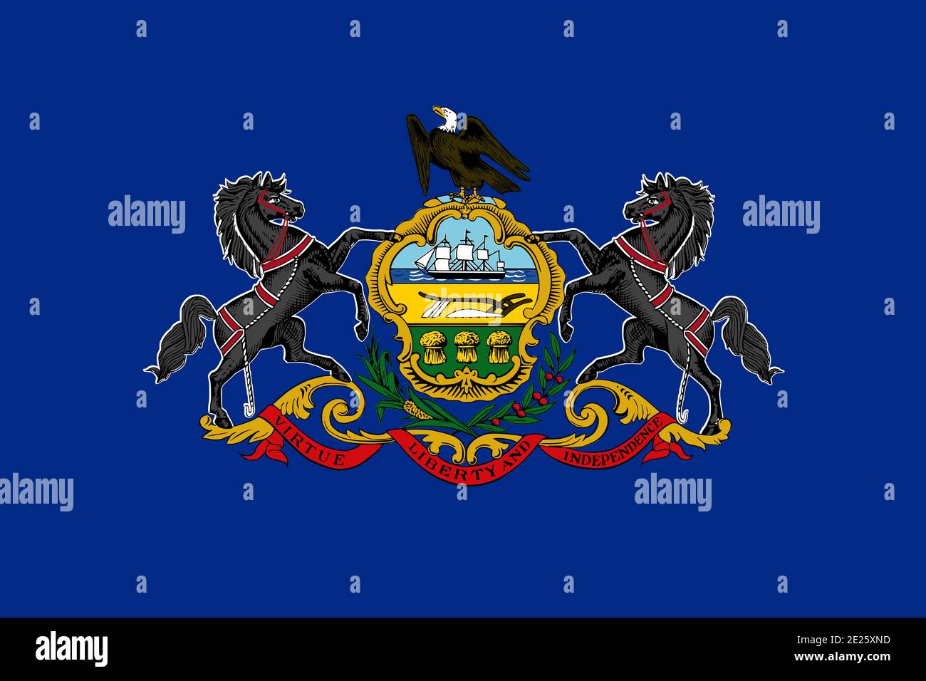 Flag of pennsylvania hi-res stock photography and images - Alamy