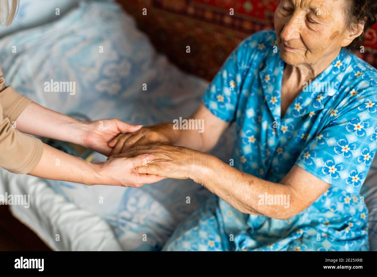 Family Caregiver Elderly High Resolution Stock Photography and Images ...