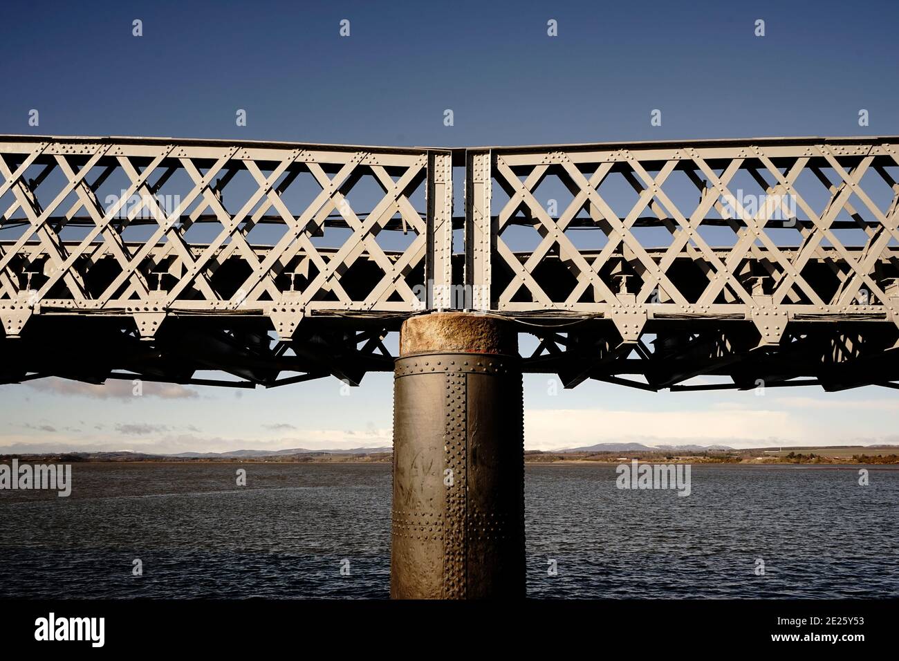Railway Bridge, Montrose Stock Photo - Alamy