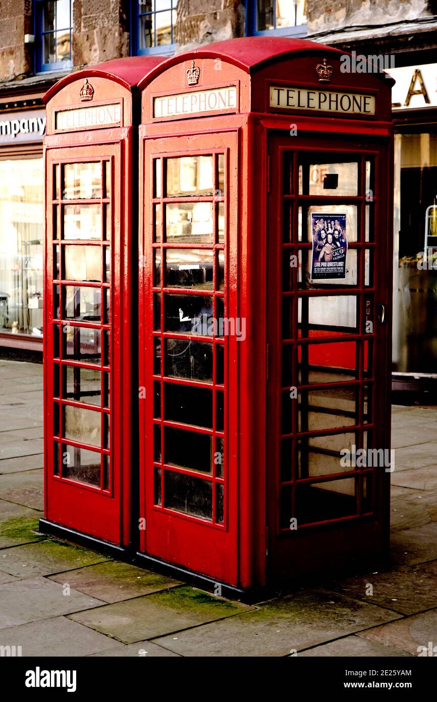 Red Telephone Box Stock Photo - Alamy