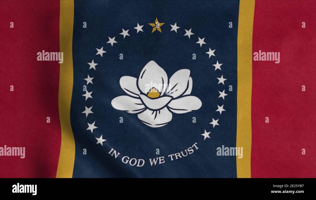 Waving mississippi state flags seamless hi-res stock photography and ...