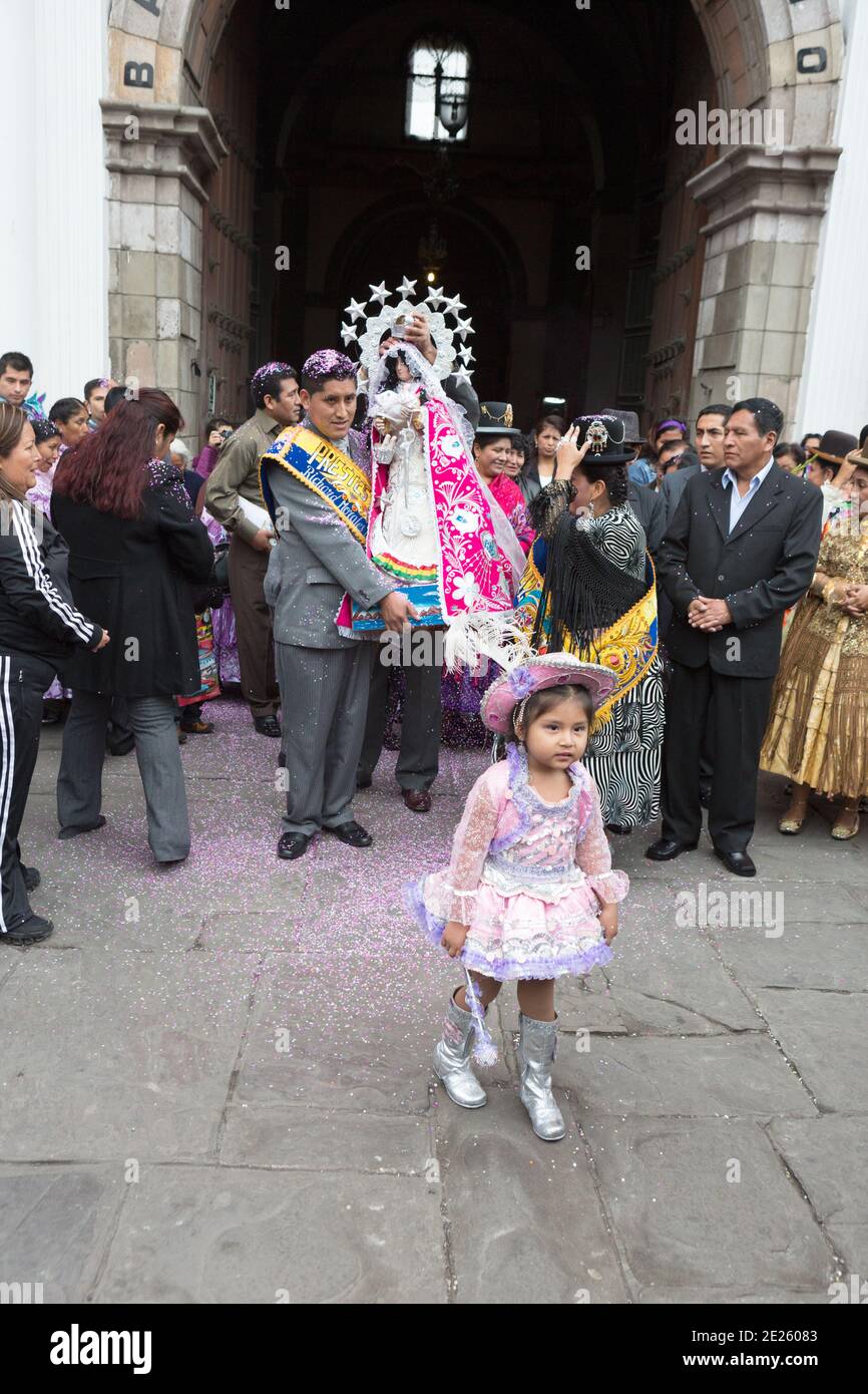 Dancers and musicians take part in a National Identity Parade Stock ...