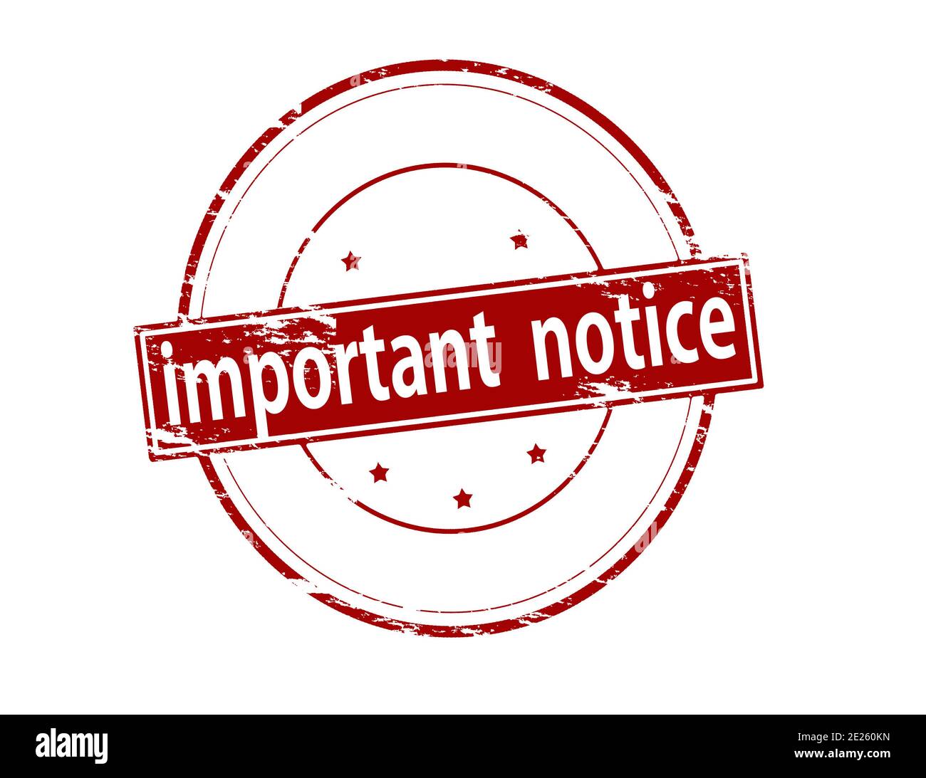 Rubber stamp with text important notice inside, vector illustration ...
