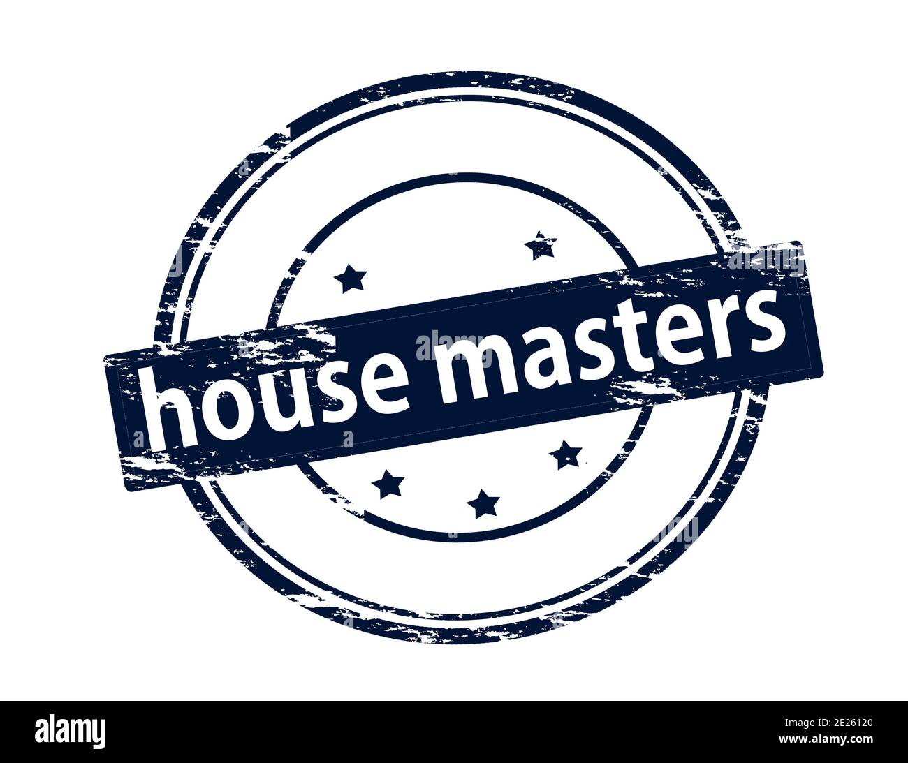 Rubber stamp with text house masters inside, vector illustration Stock ...