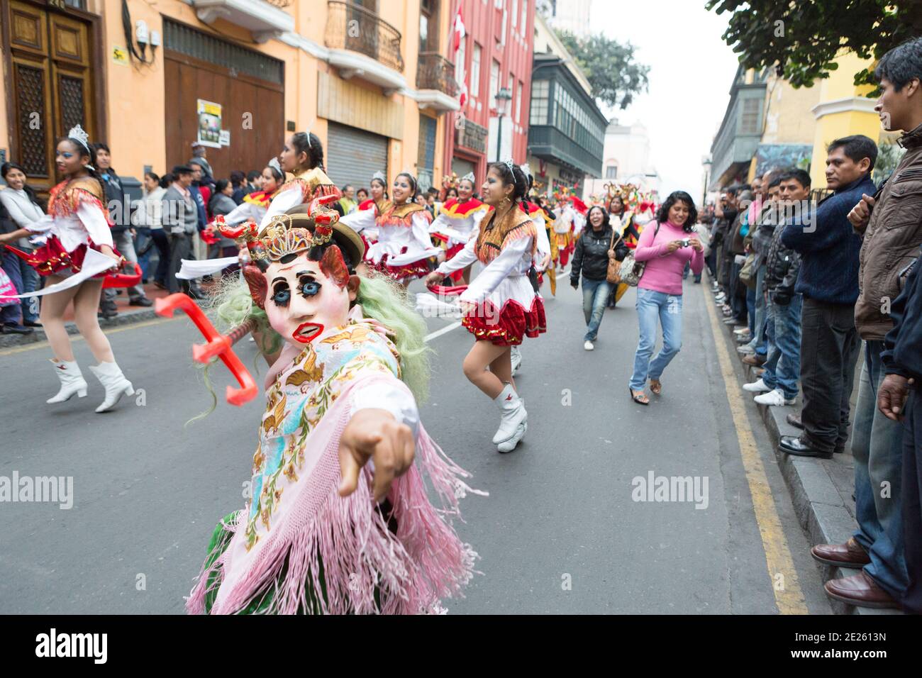 Lima Peru Dancers and musicians take part in a National Identity Parade ...