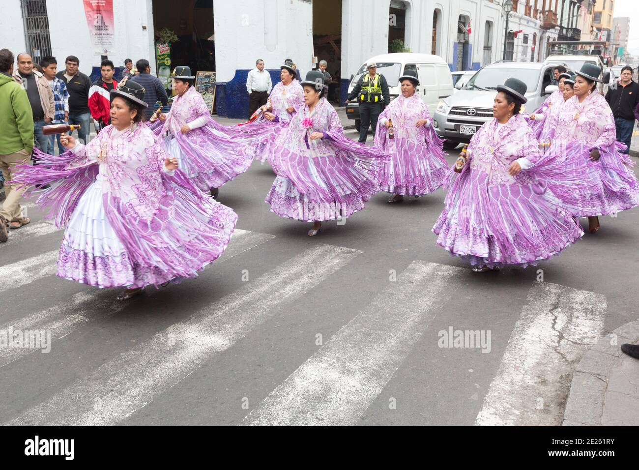 Lima Peru Dancers and musicians take part in a National Identity Parade ...