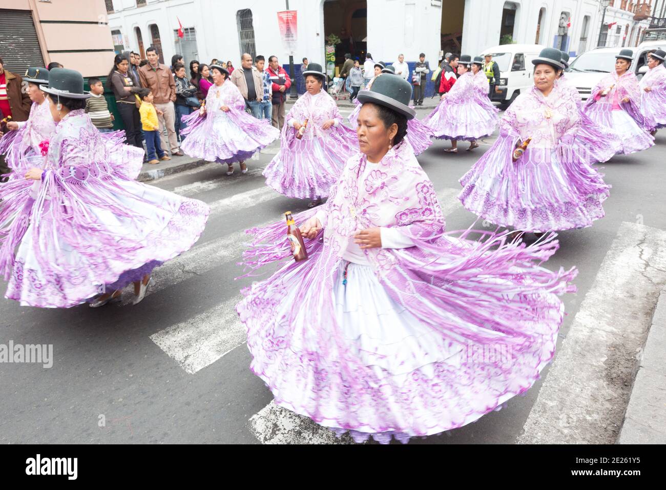Lima Peru Dancers and musicians take part in a National Identity Parade ...