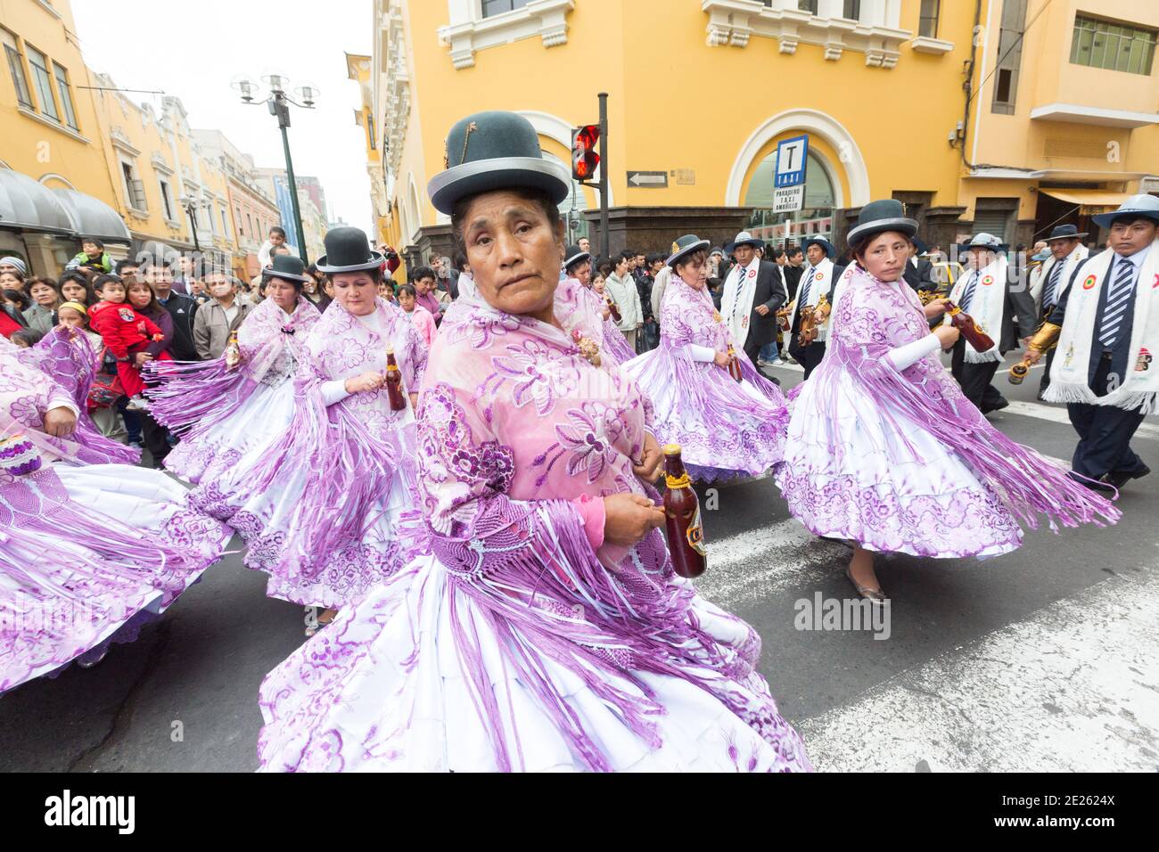 Lima Peru Dancers and musicians take part in a National Identity Parade ...