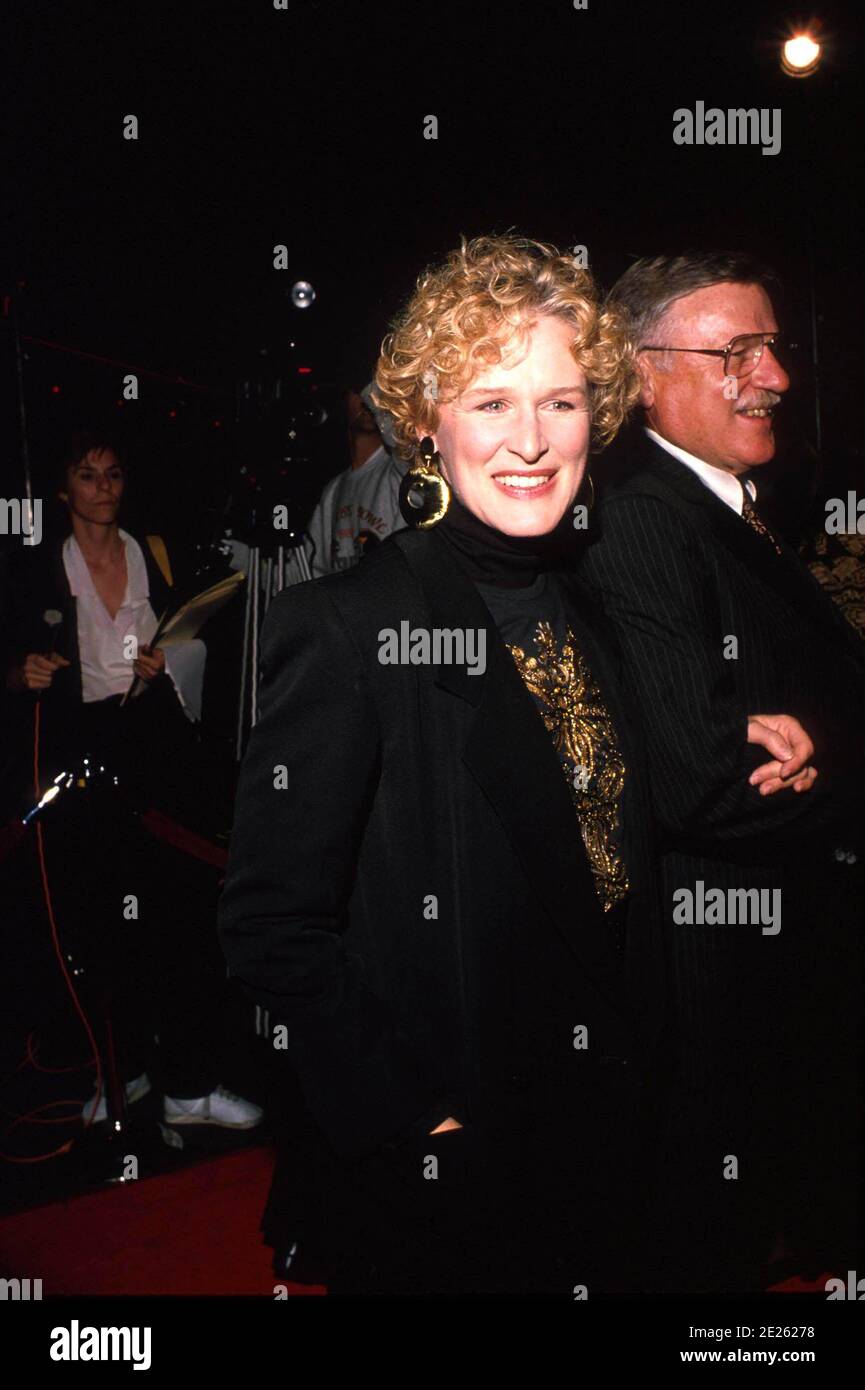 Glenn Close 1989 Credit: Ralph Dominguez/MediaPunch Stock Photo - Alamy