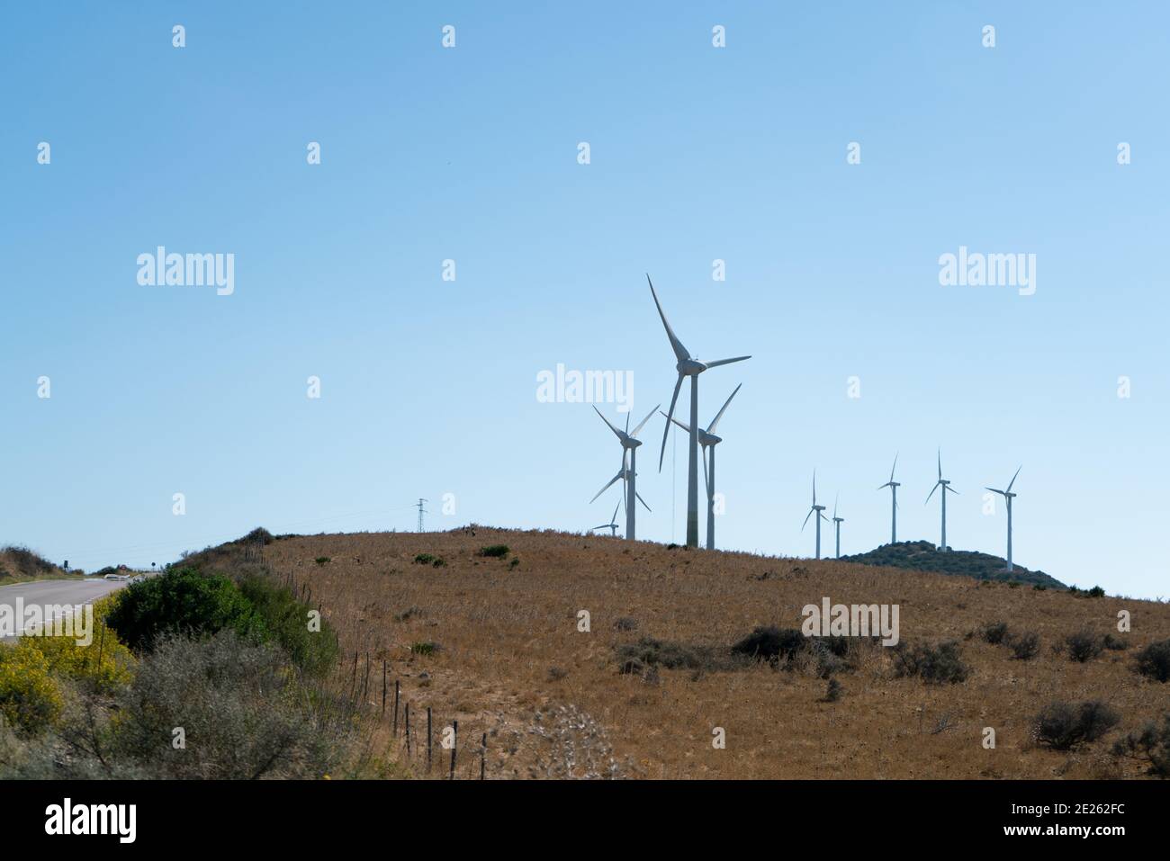 Frontal view wind turbines hi-res stock photography and images - Alamy