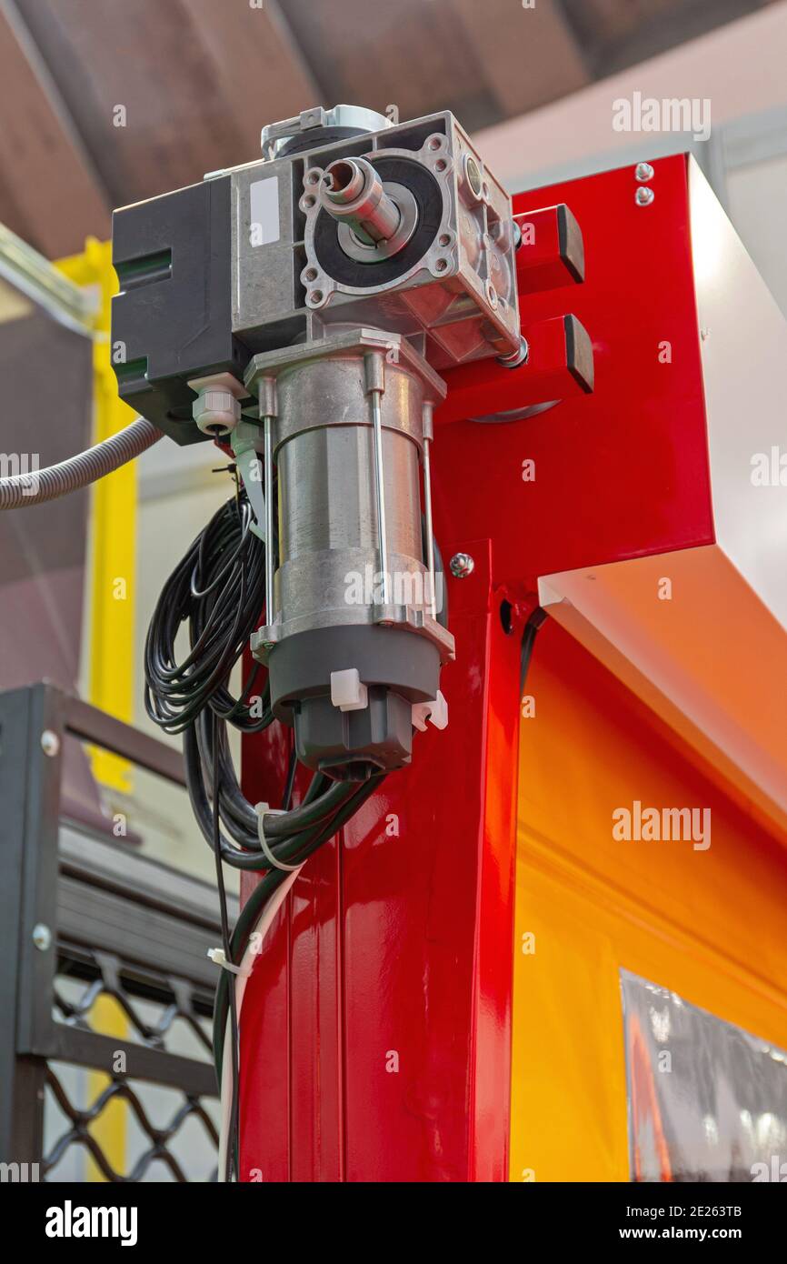 Fast Door Motor at Warehouse Industrial Building Stock Photo - Alamy