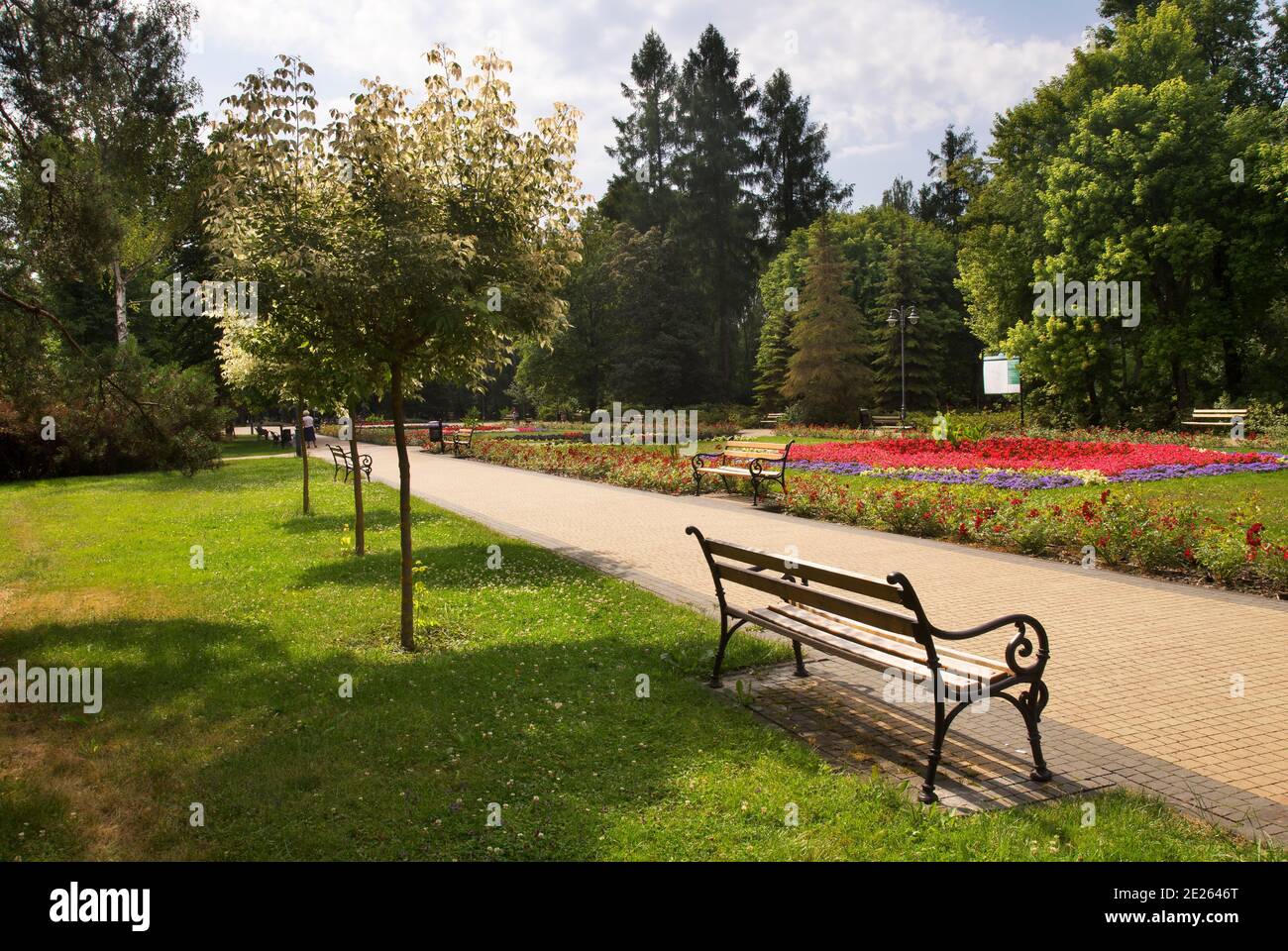 Spa park in Rabka-Zdroj. Poland Stock Photo - Alamy