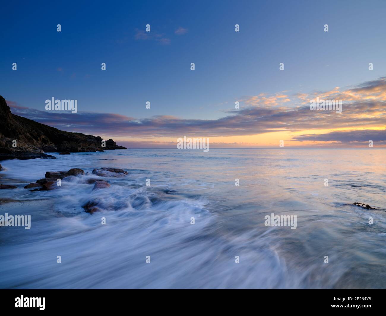 Dramatic evening light at Rinsey Head Edge of the Land Rinsey Beach ...