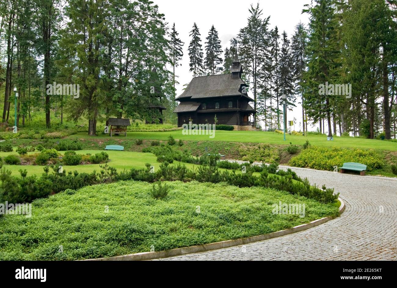 Chapel dedicated to St. Jadwiga Slaska in Wisla. Poland Stock Photo - Alamy
