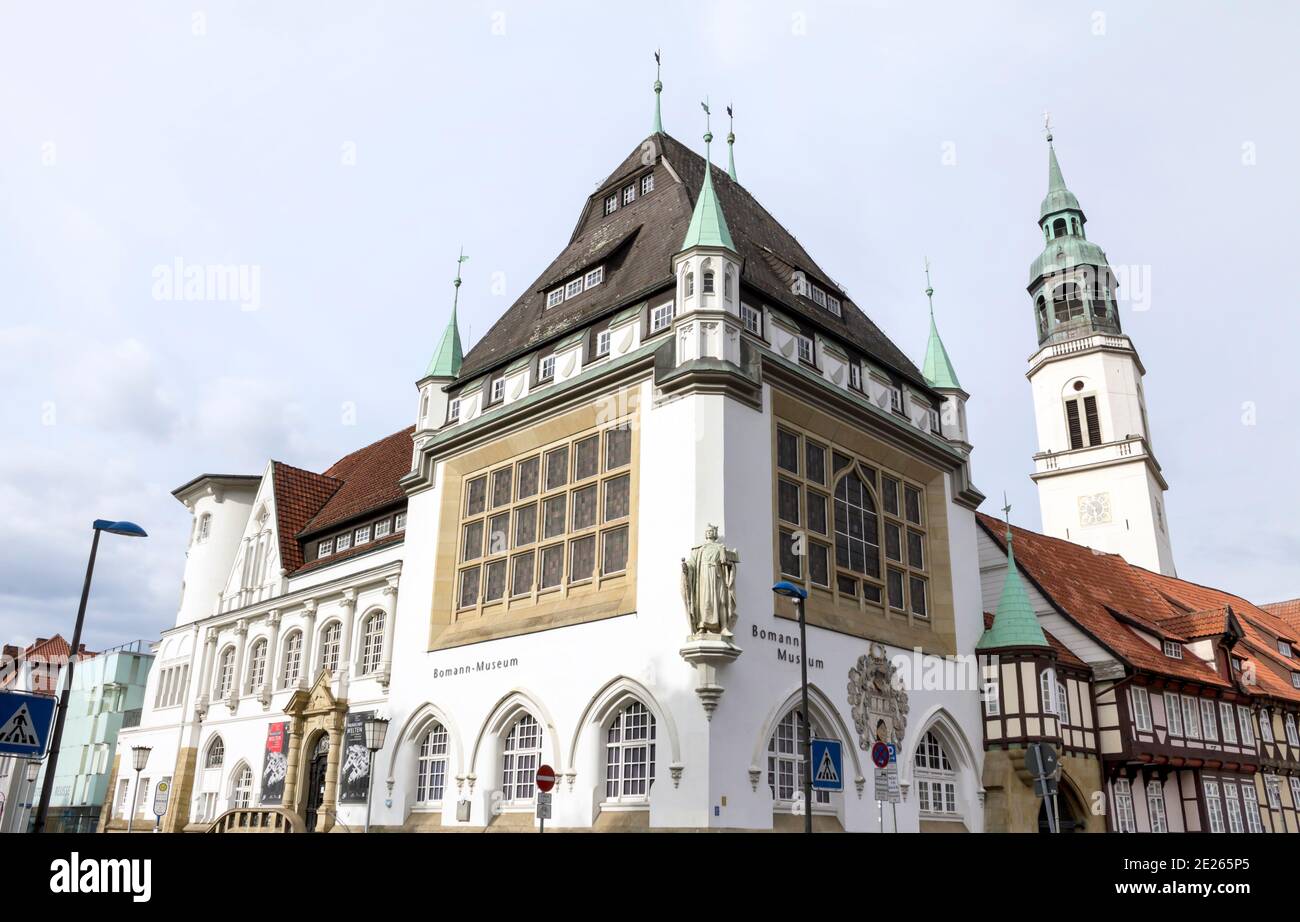 Celle, Germany: Bomann Museum in the former town hall of Celle, Germany ...