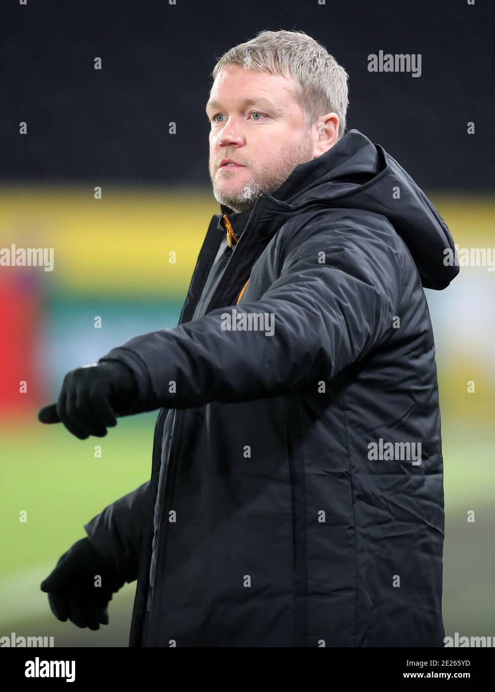 Hull City manager Grant McCann during the Papa John's Trophy match at ...