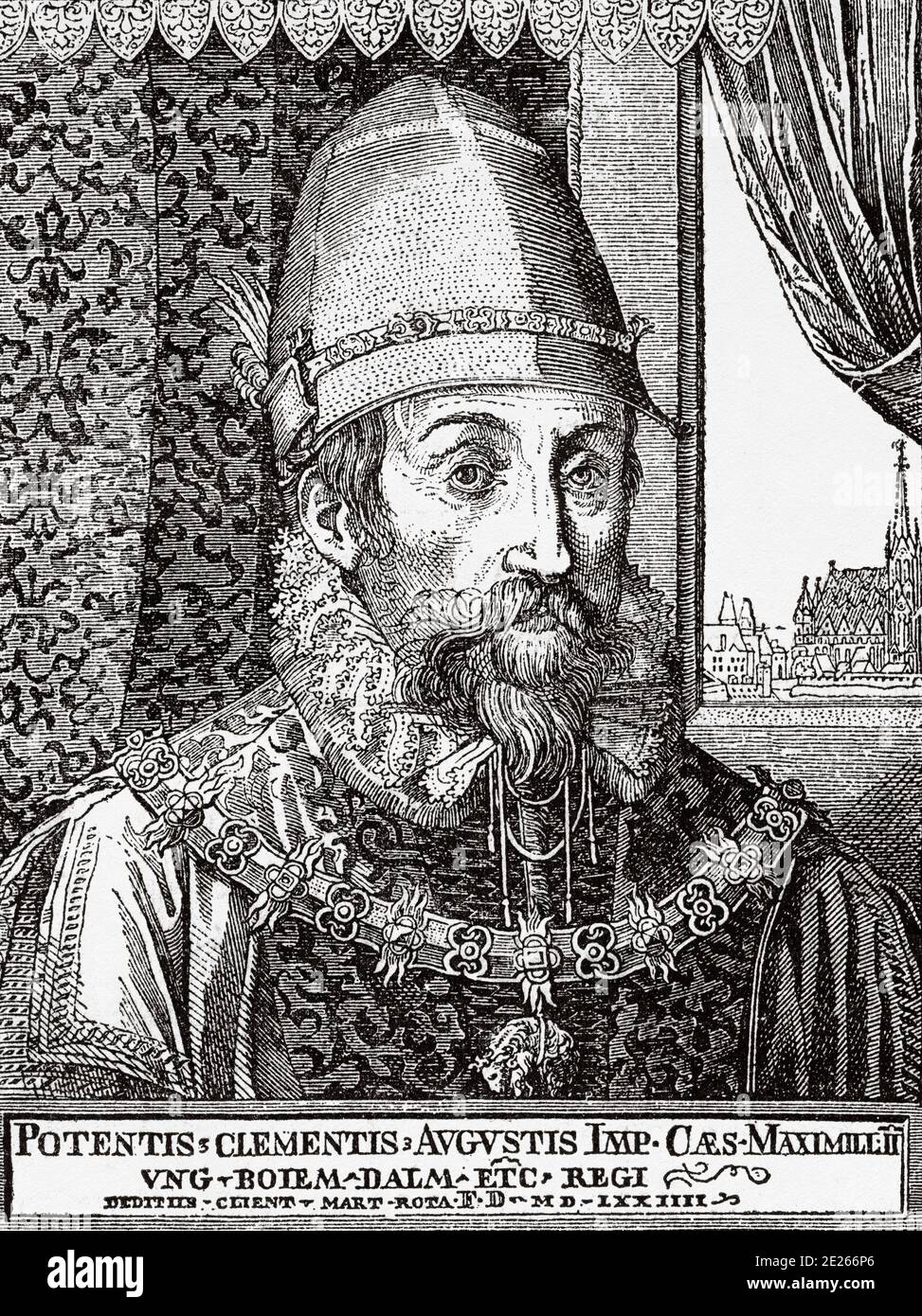 Portrait of Maximilian II (Vienna, July 31, 1527 - Regensburg, October ...