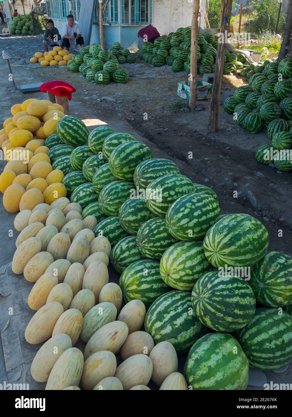 Uzbekistan fergana melon hi-res stock photography and images - Alamy