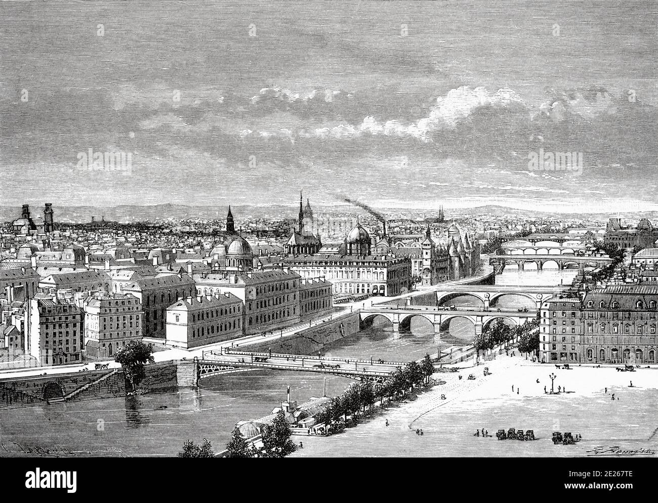Old engraved illustration hi-res stock photography and images - Alamy