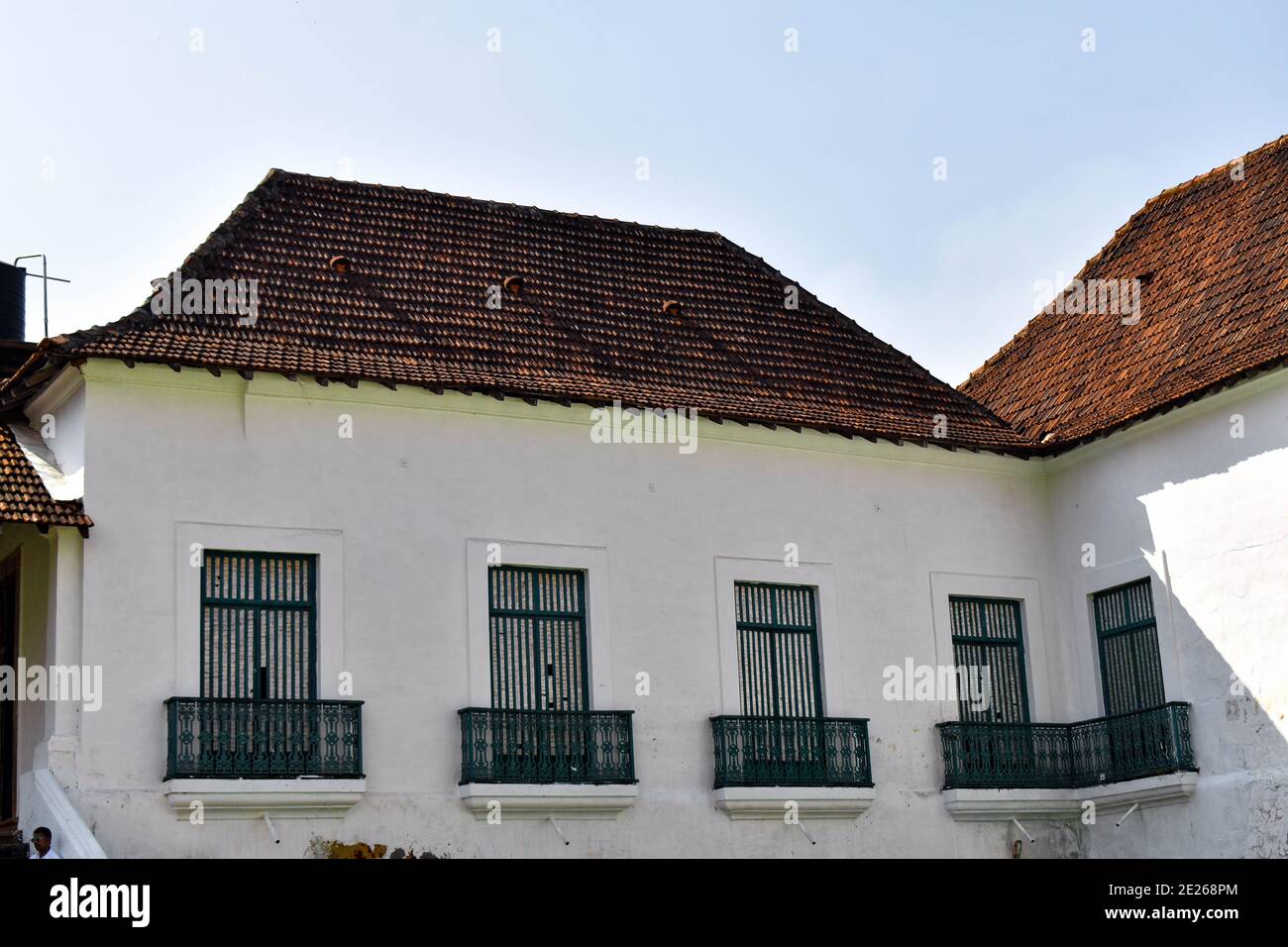 A marvelous old house building with beautiful architectural view with ...