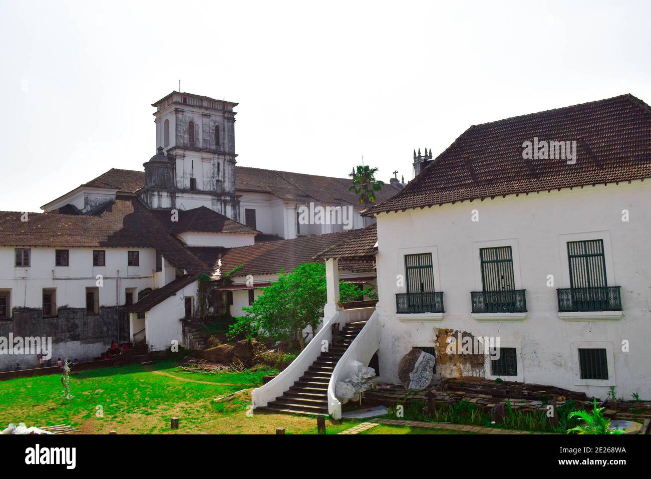 A marvelous old house building with beautiful architectural view with ...