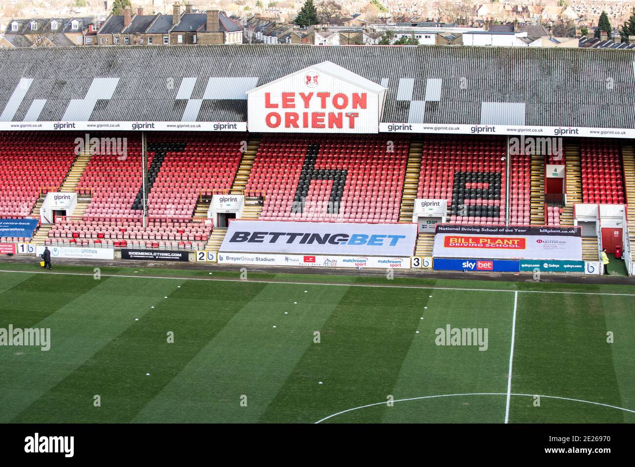 Brisbane Road Stadium. Leyton Orient Football Club Stock Photo - Alamy