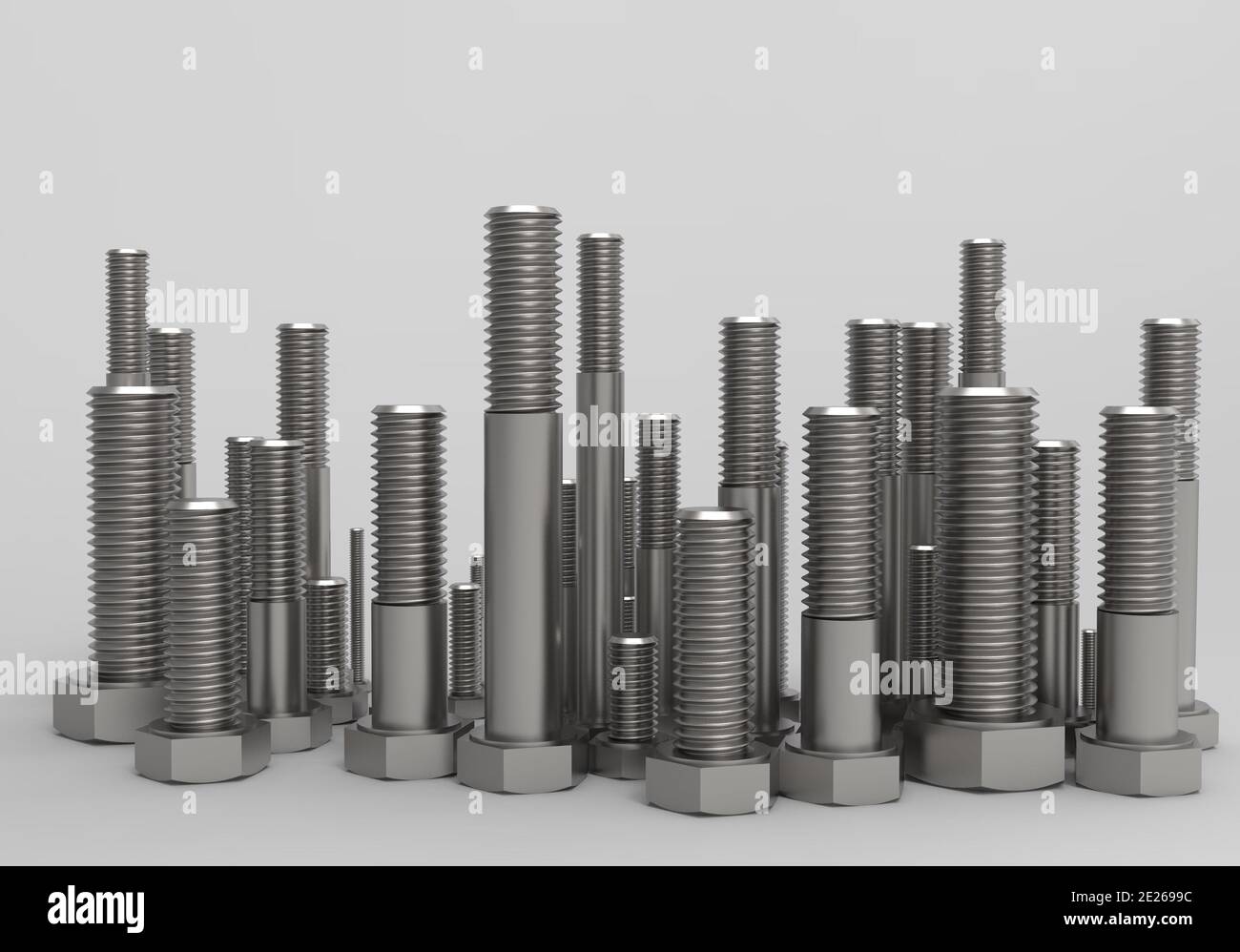 3d bolts hi-res stock photography and images - Alamy