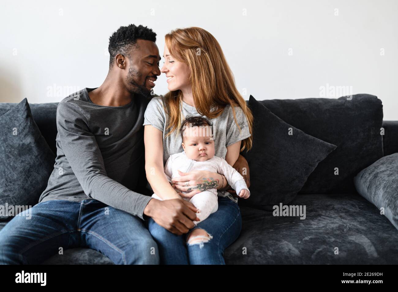 family, mother, father, kid, happy Stock Photo - Alamy