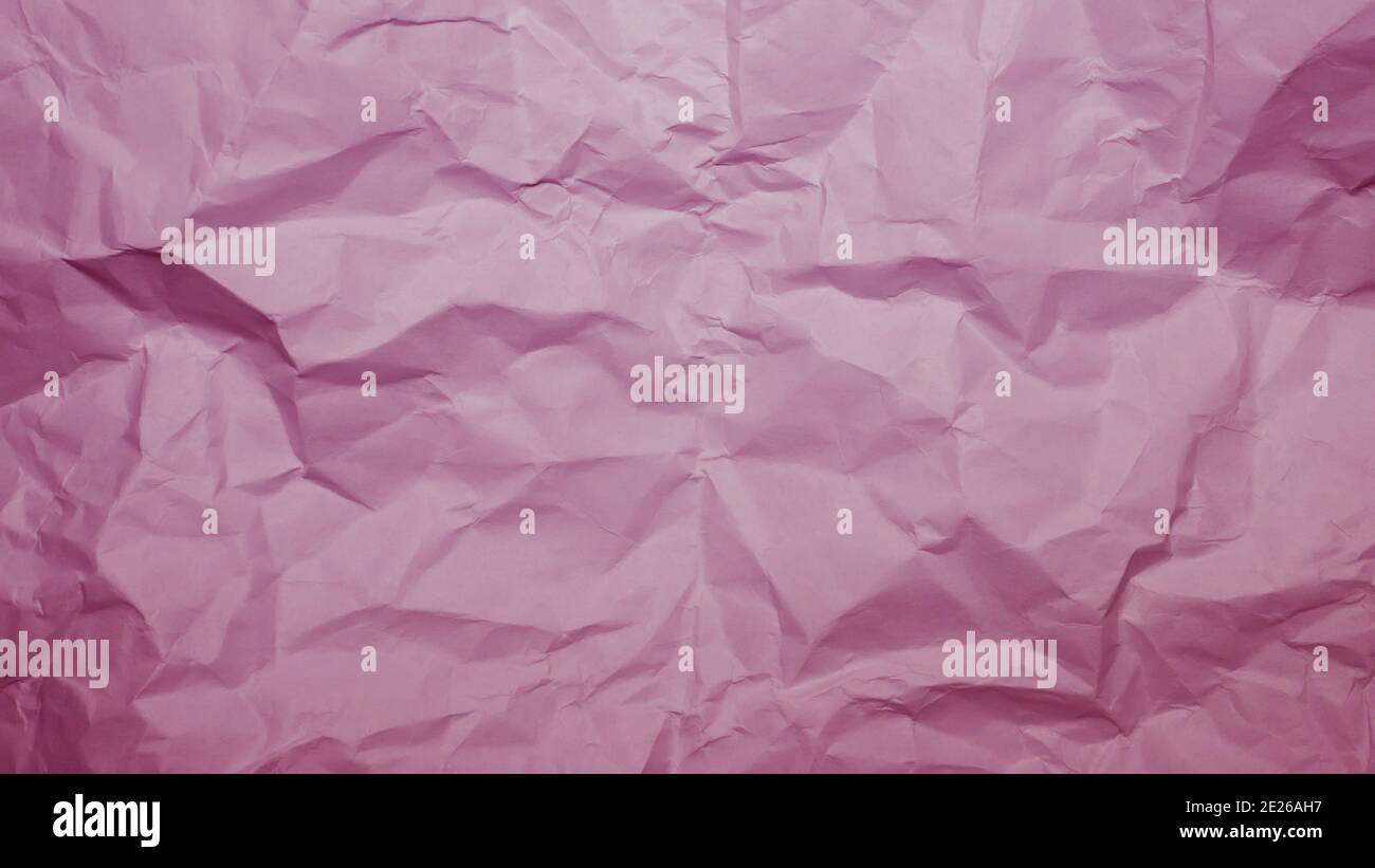 Crumpled pink paper, background for text, geometric background from ...