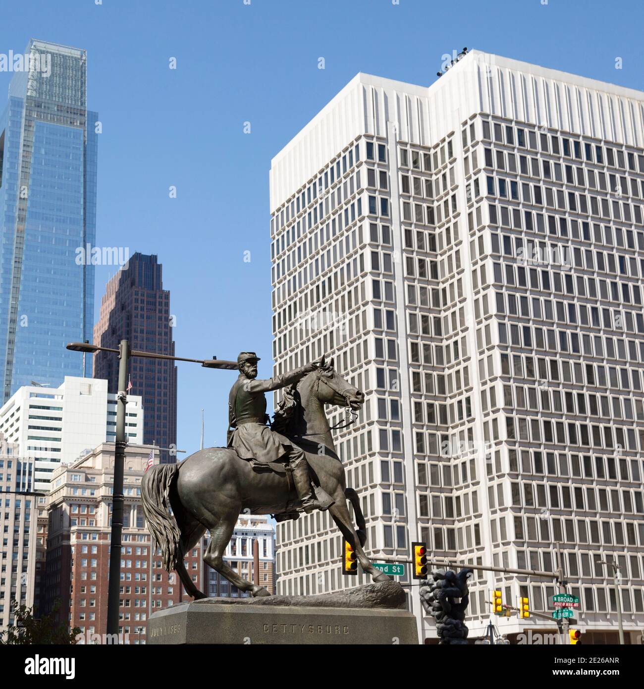 Statue of General John Fulton Reynolds (1820 - 1863) in Philadelphia ...