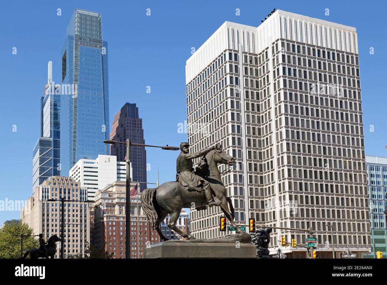 Statue of General John Fulton Reynolds (1820 - 1863) in Philadelphia ...