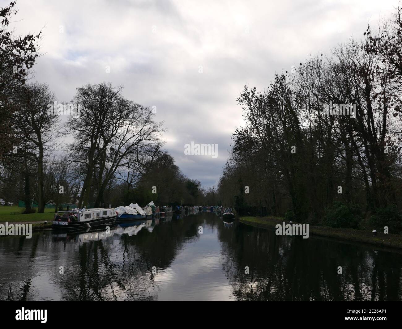 The Grand Union Canal in England is part of the British canal system ...