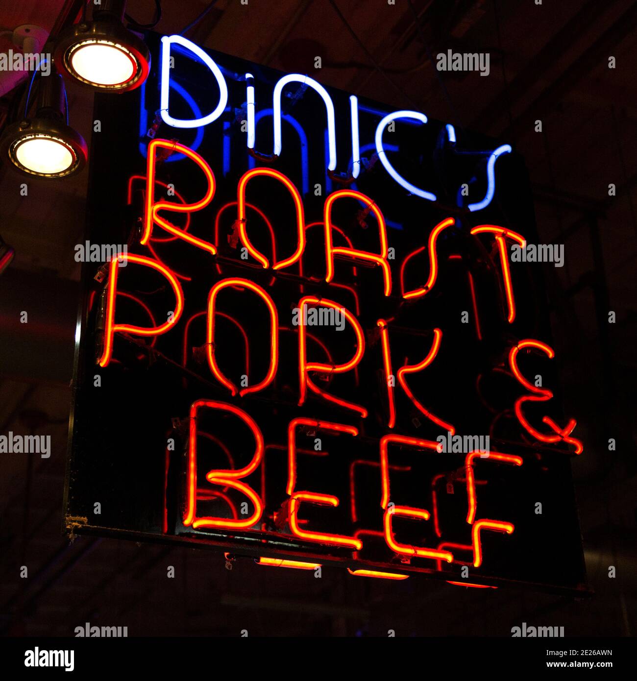 Neon light advertising hi-res stock photography and images - Alamy