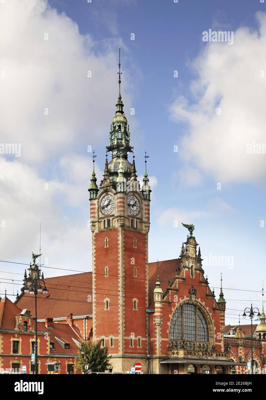 Gdansk main train station. Poland Stock Photo - Alamy